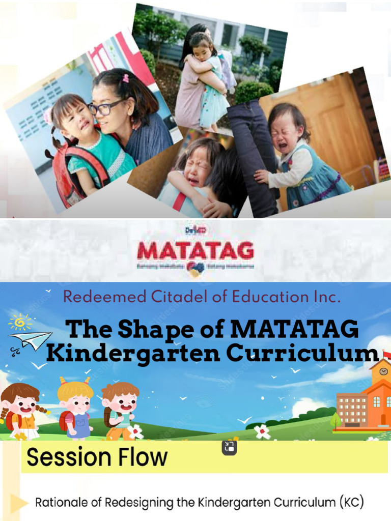The Shape of MATATAG Kindergarten Curriculum | PDF
