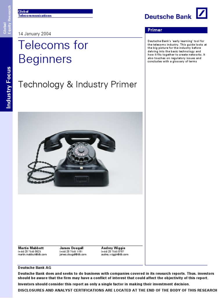 Telecoms For Beginners | PDF