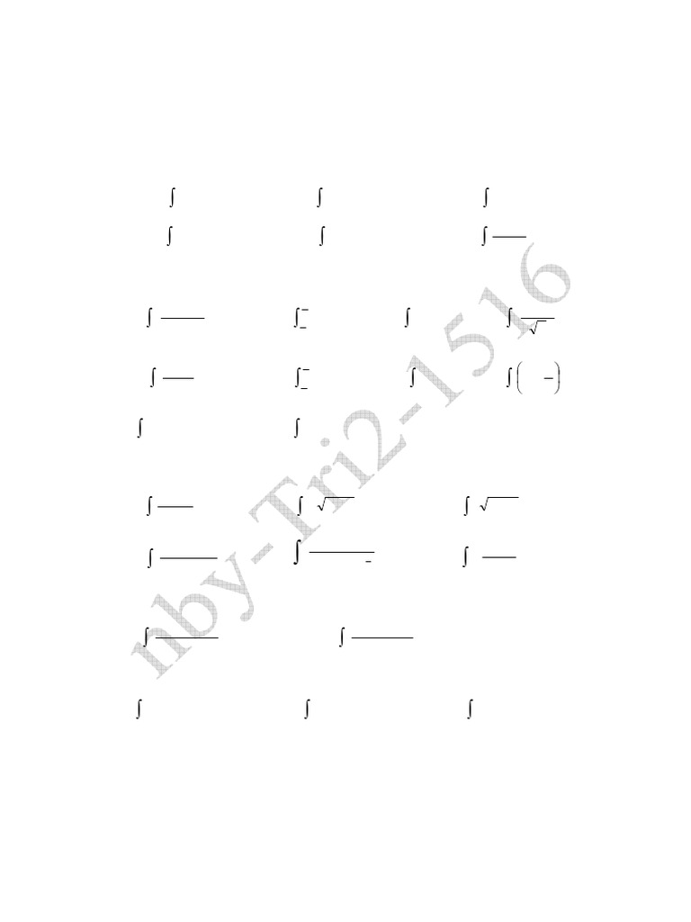 TMA1101 - Tutorial 06 - DefiniteIntegrals+Applic of Integration | PDF