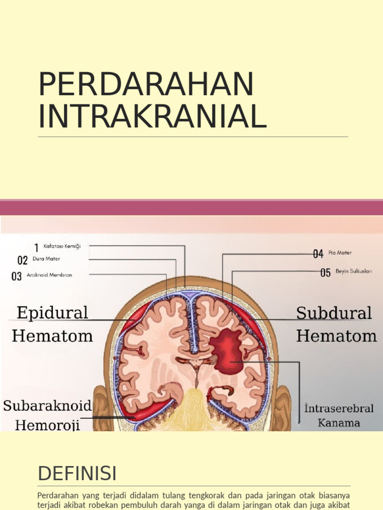 Perdarahan Intrakranial | PDF
