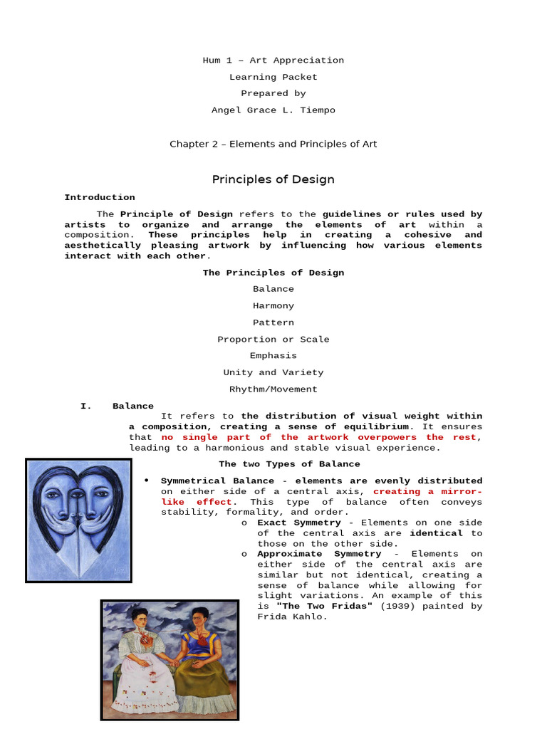 Principles of Design (Learning Packet Version) | PDF