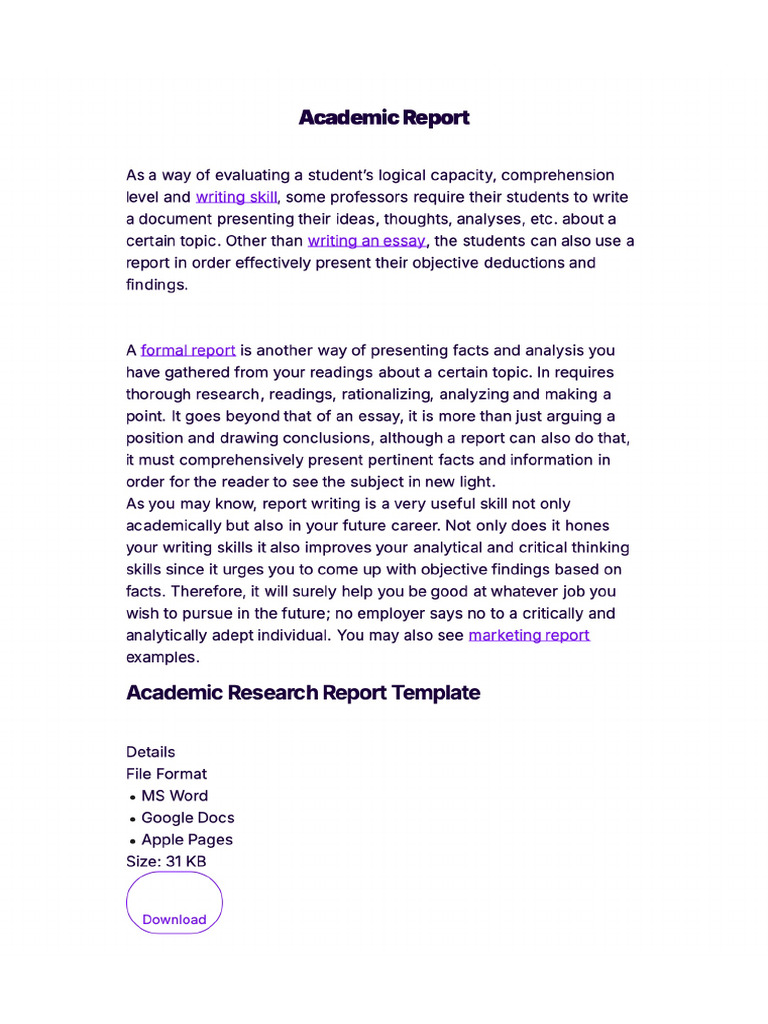 Academic Report | PDF