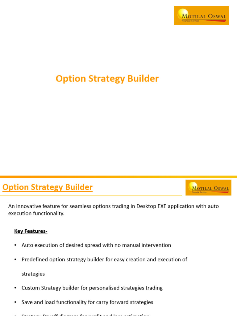 Option Strategy Builder | PDF