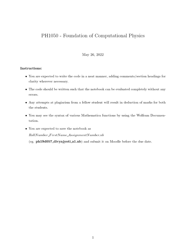 Assignments Module 1 | PDF