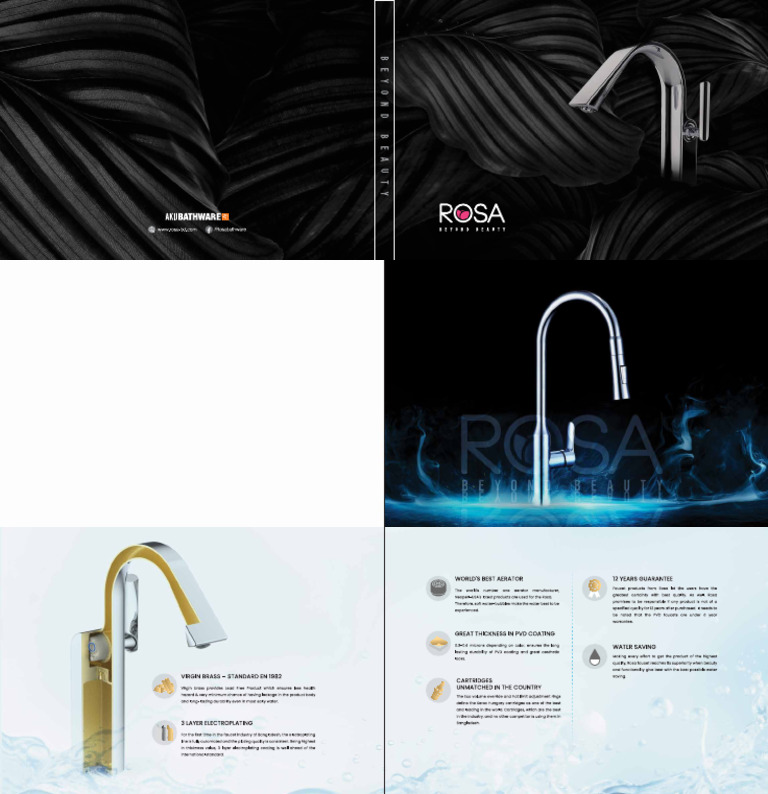 Rosa Faucet Excusive Brochure - June 2024 Edition | PDF