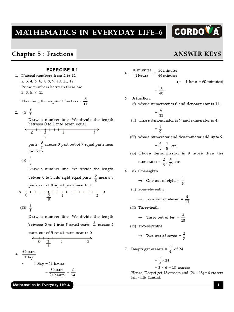 Maths Lesson 5 | PDF