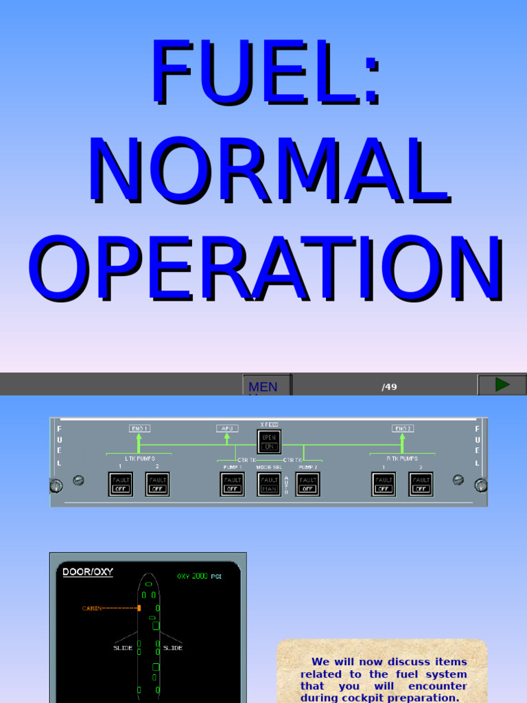 Fuel: Normal Operation | PDF