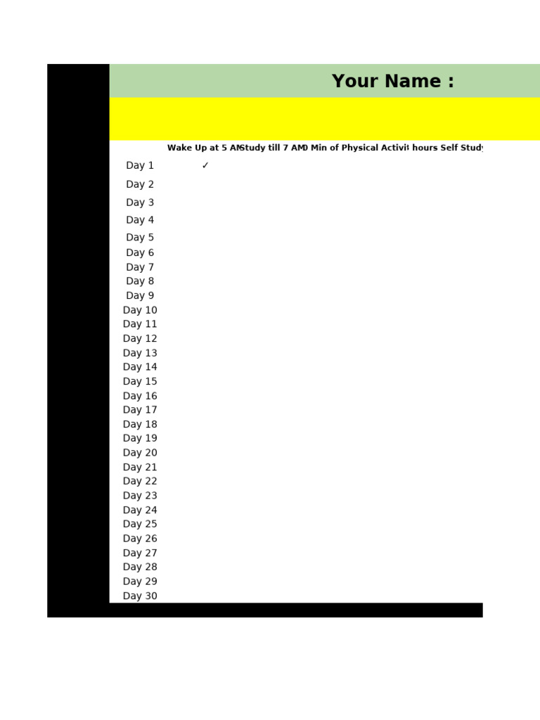 30 Days Challenge With Shimon Sir !! | PDF