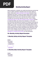 activity report | PDF