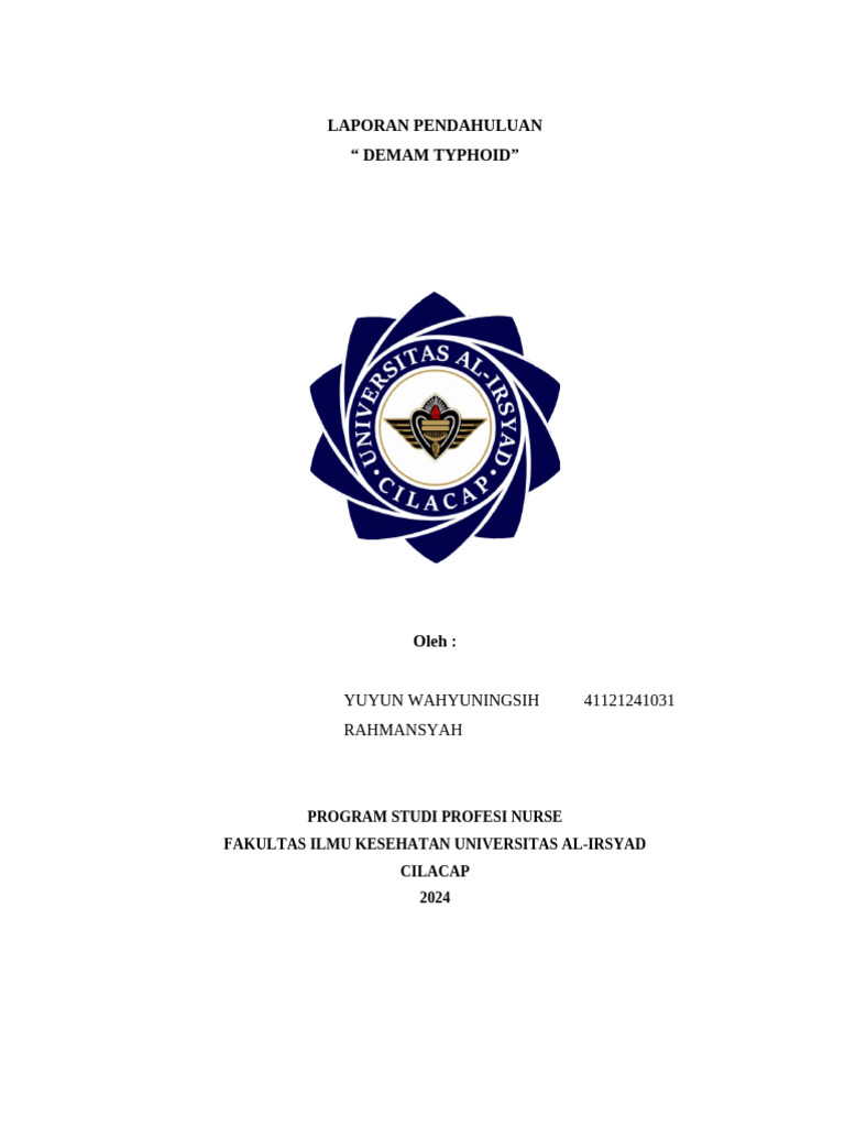 LP Demam Typoid | PDF