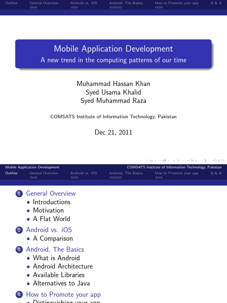 Mobile Application Development: A New Trend in The Computing Patterns ...