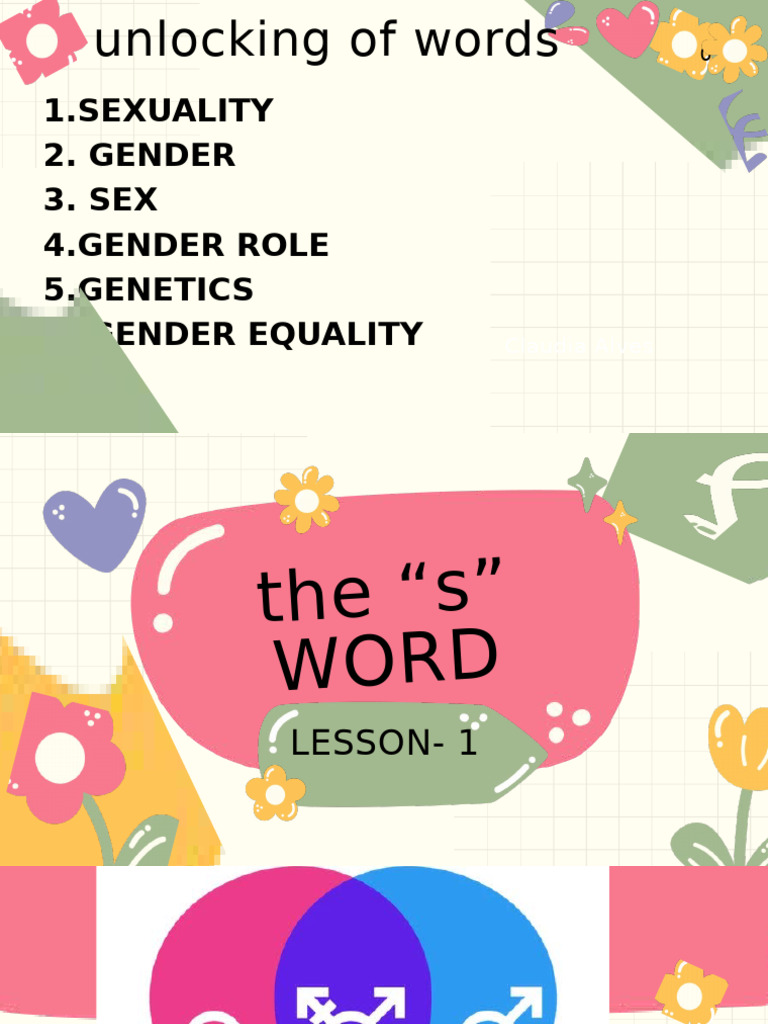 Lesson 1 - The S Word | PDF