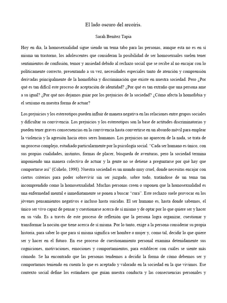 Ensayo Lite SarahBT 408 | PDF