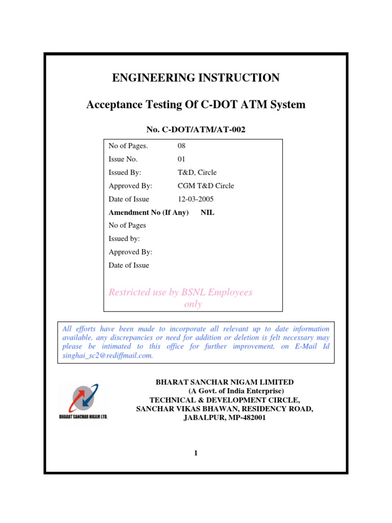 Cdot Atm at | PDF | Asynchronous Transfer Mode | Communications Protocols