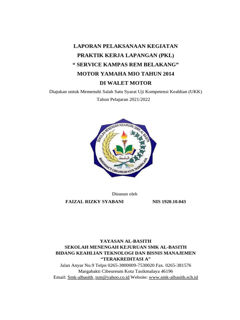 Jilid Laporan Faizal-1 | PDF