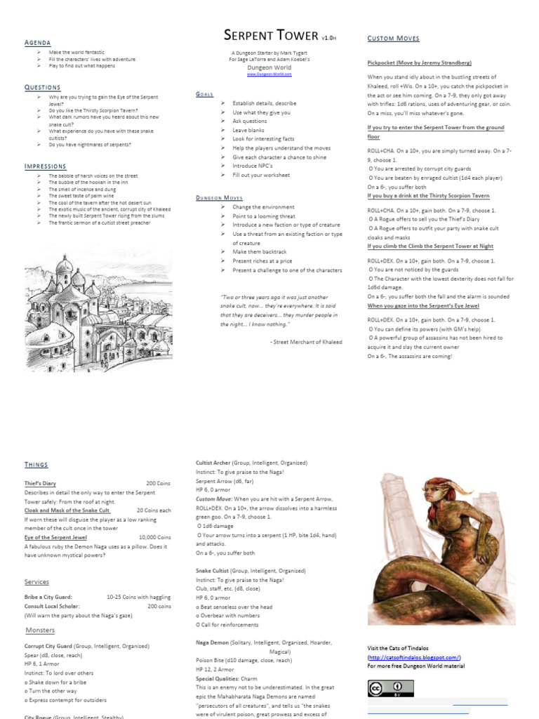Serpent Tower | PDF