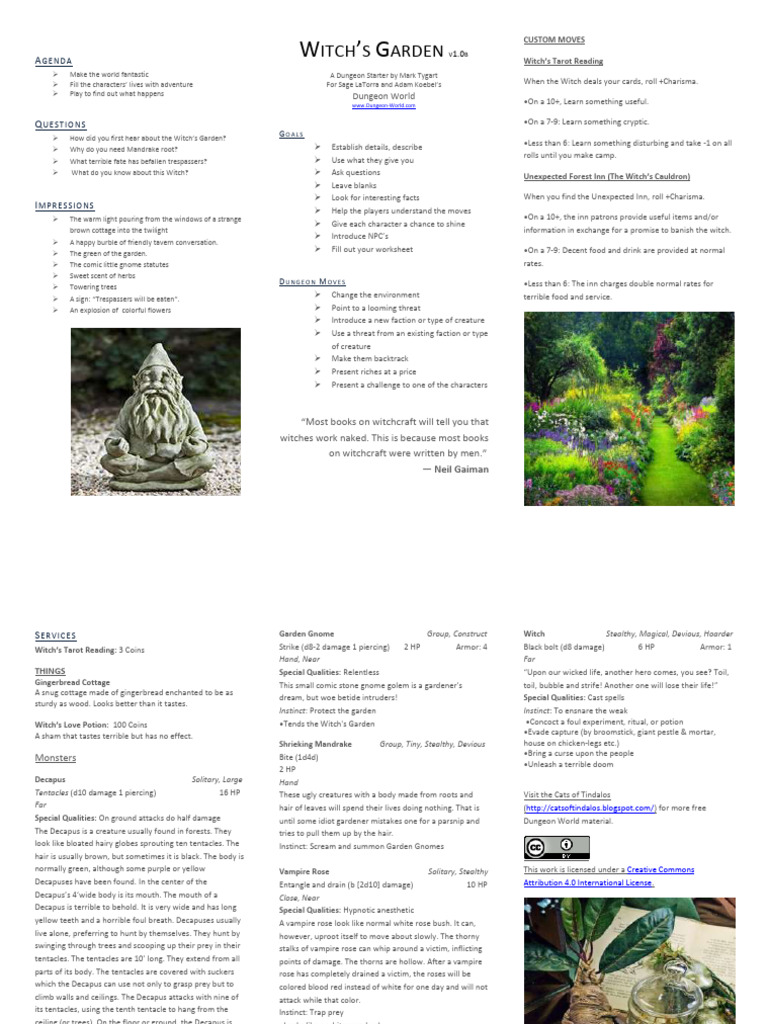 Witch S Garden | PDF