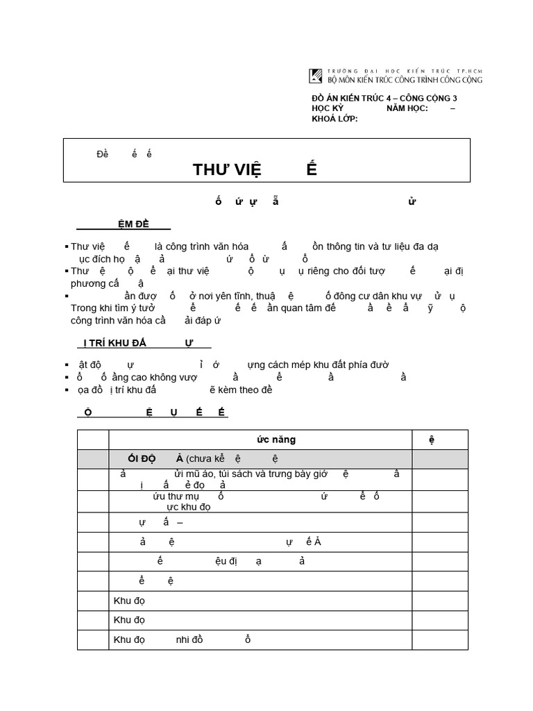 TPHCM Đề chẵn Thư viện thiếu nhi | PDF