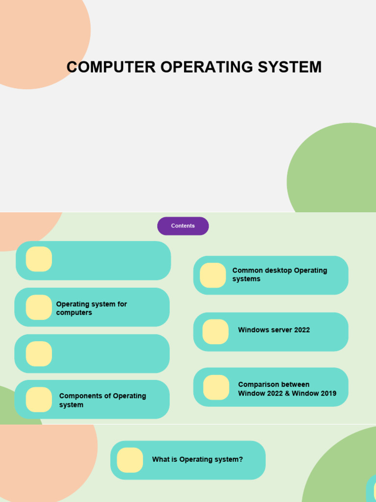 3 - Lesson 3.2 - Operating System | PDF