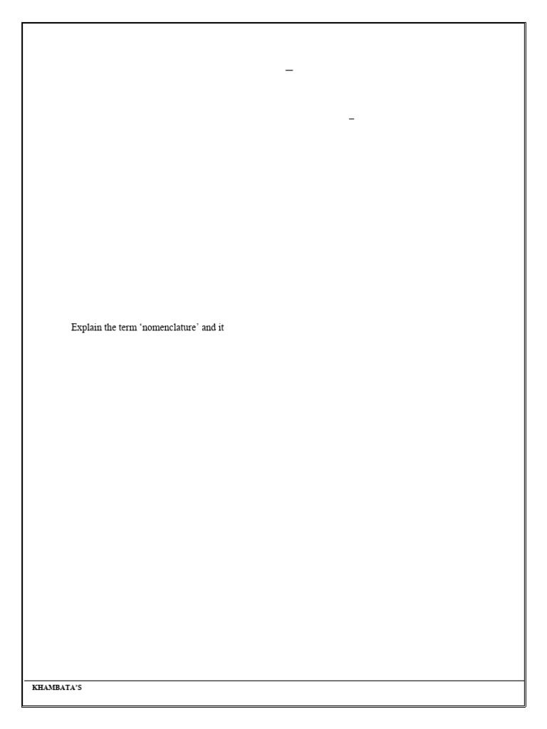 Organic Ques and Ans | PDF