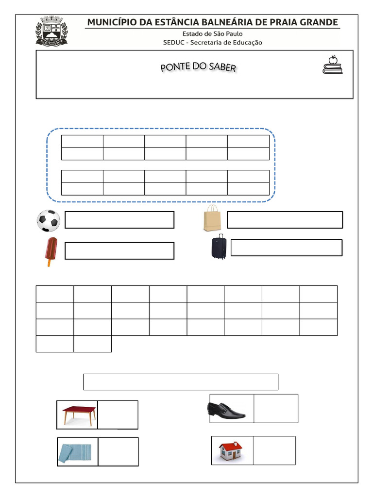 1º Ano - Língua Portugeuesa v.03 - Semanas 35 e 36 | PDF
