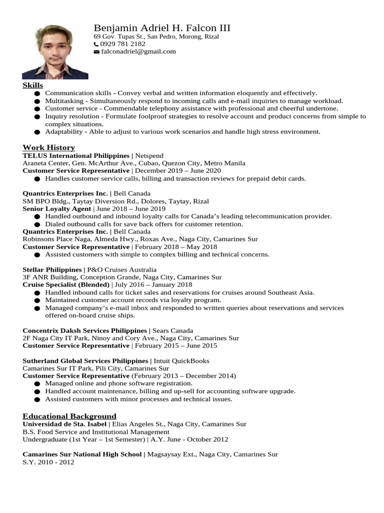 Resume 2021 | PDF