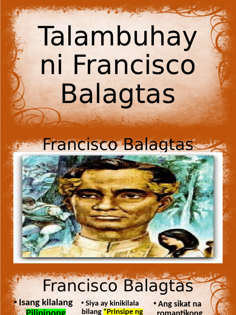 Talambuhay Ni Francisco Balagtas Week 1 | PDF