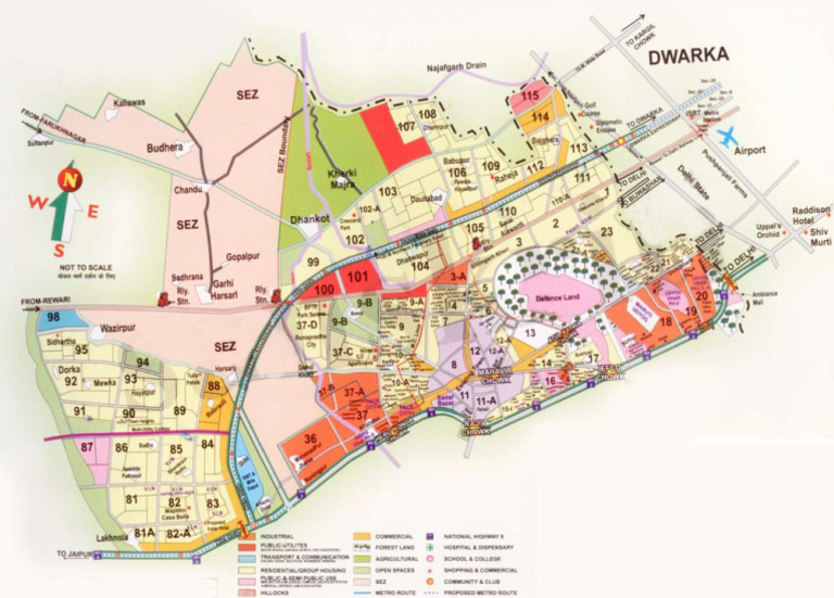 Dwarka Expressway Sector Map | PDF