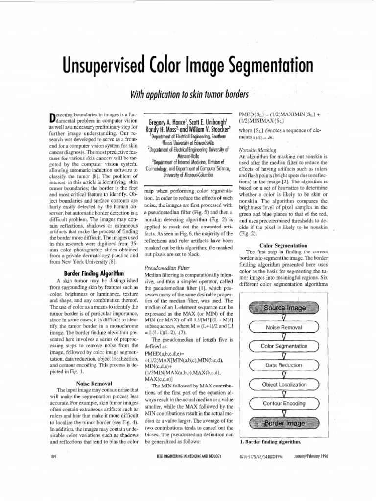 Supervised Segmentation: Color | PDF