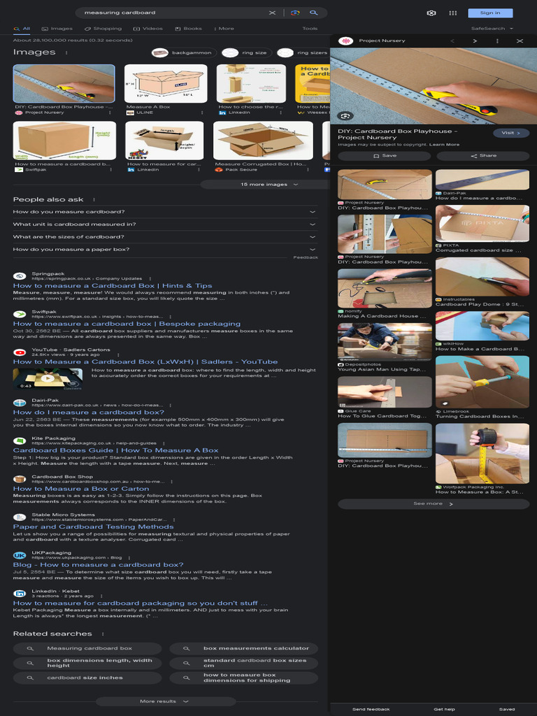 Measuring Cardboard - Google Search | PDF