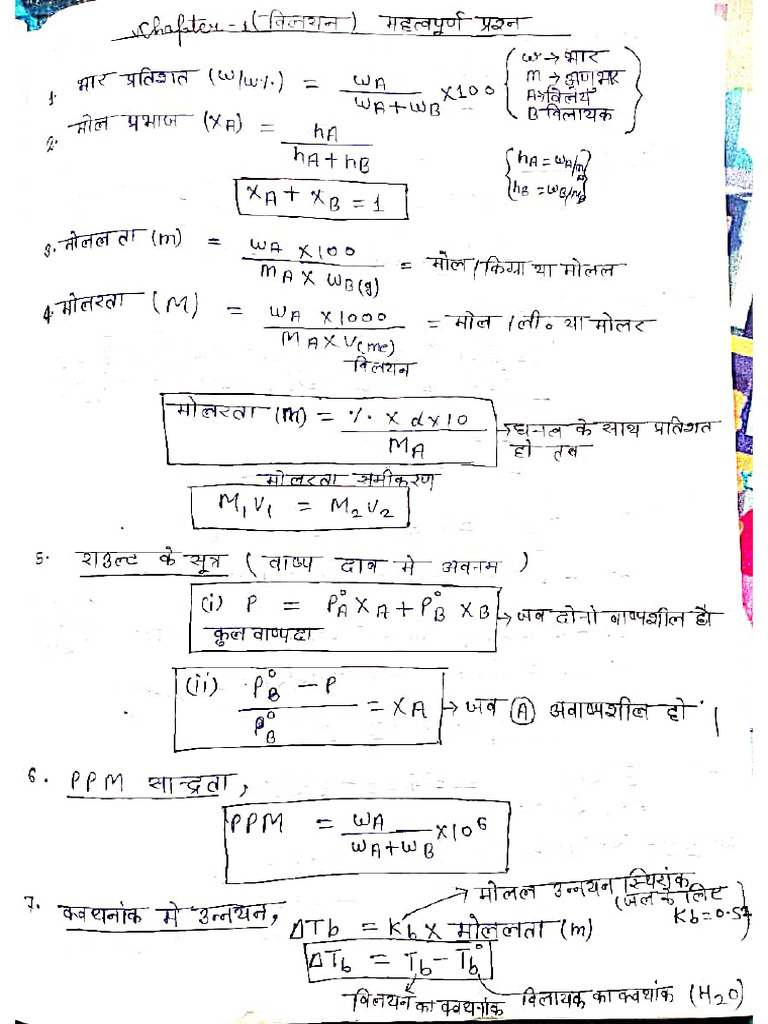 Solution All Formula | PDF