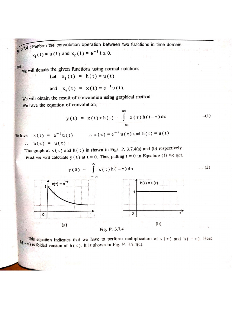 Continuous Time Convolution | PDF Continuous Time Convolution | PDF
