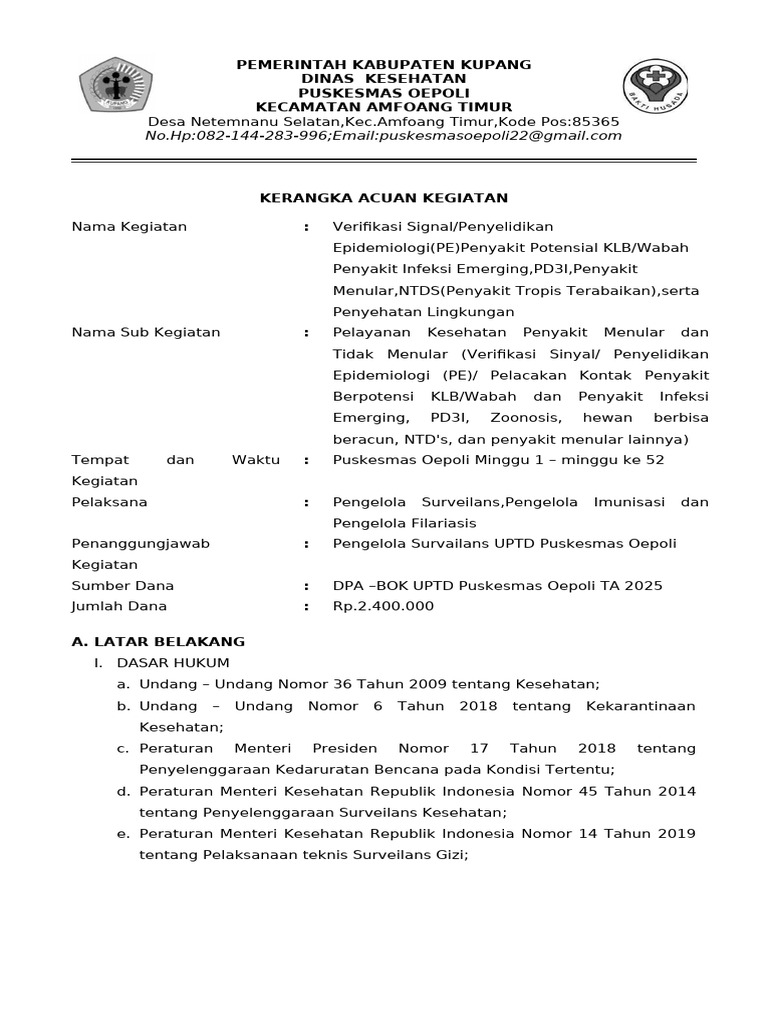 TOR Verifikasi Signal - 1 | PDF