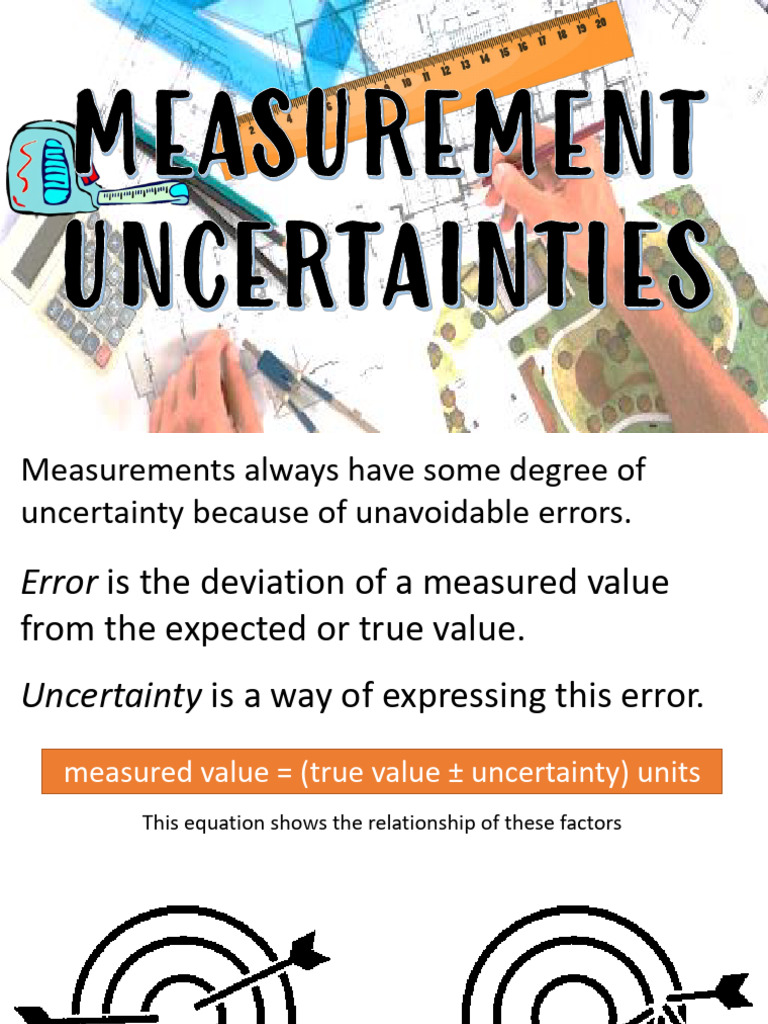Measurement Uncertainties | PDF | Observational Error | Teaching Methods & Materials