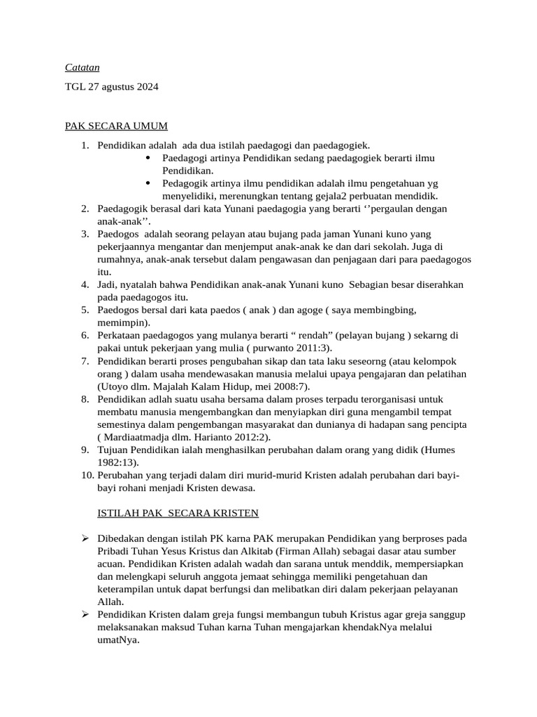 CATATAN | PDF