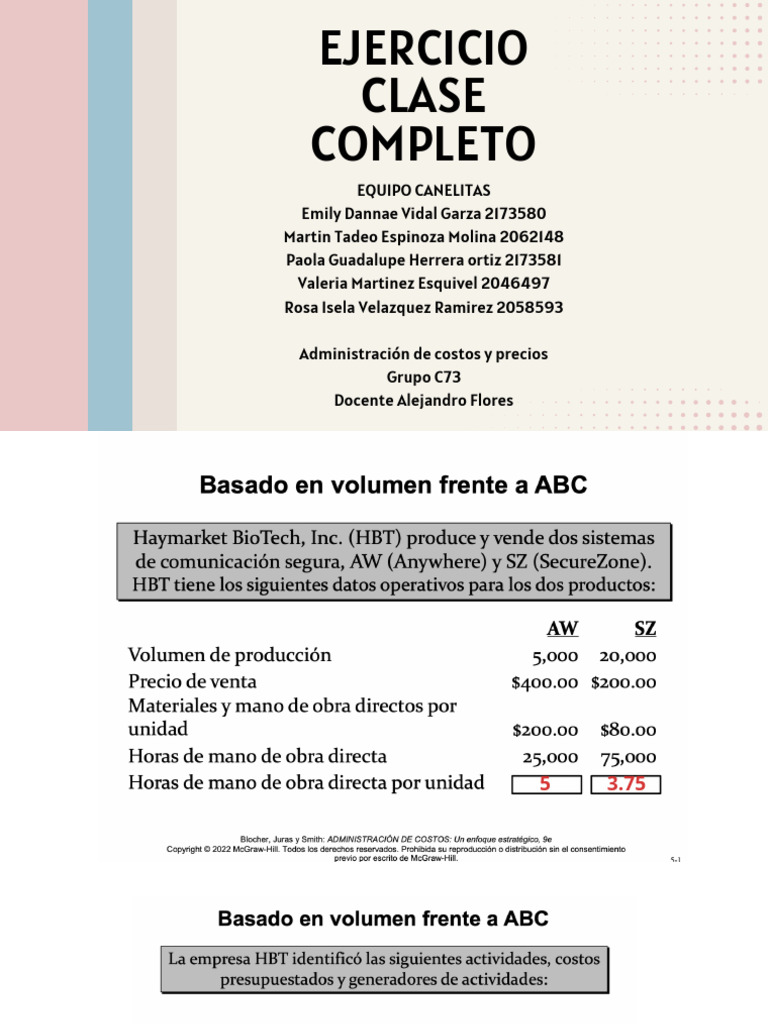 Ejercicio Completo EquipoCanelitas | PDF