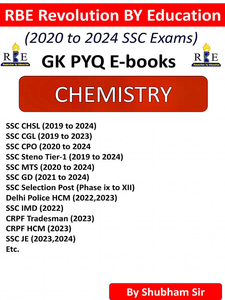 Chemistry PYQ | PDF