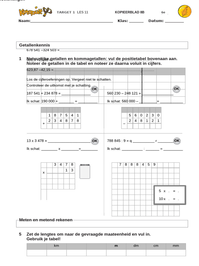 Katapult 6 KM T 1 Les 11 Knikker | PDF