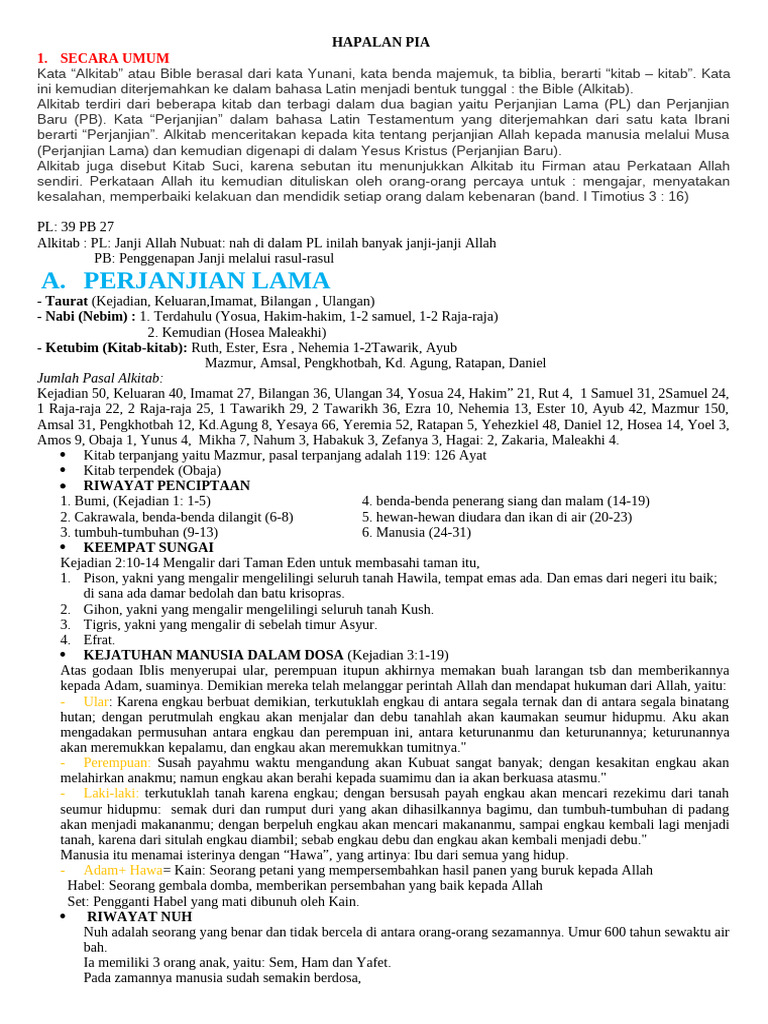 Hapalan Pia | PDF