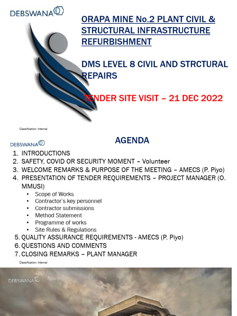 OM2 DMS Level 8 Site Visit Presentation | PDF