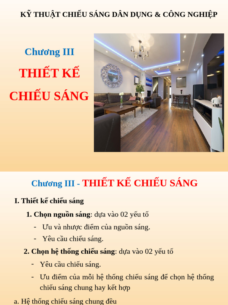 Ktcs 3 Chieu Sang Trong Nha | PDF