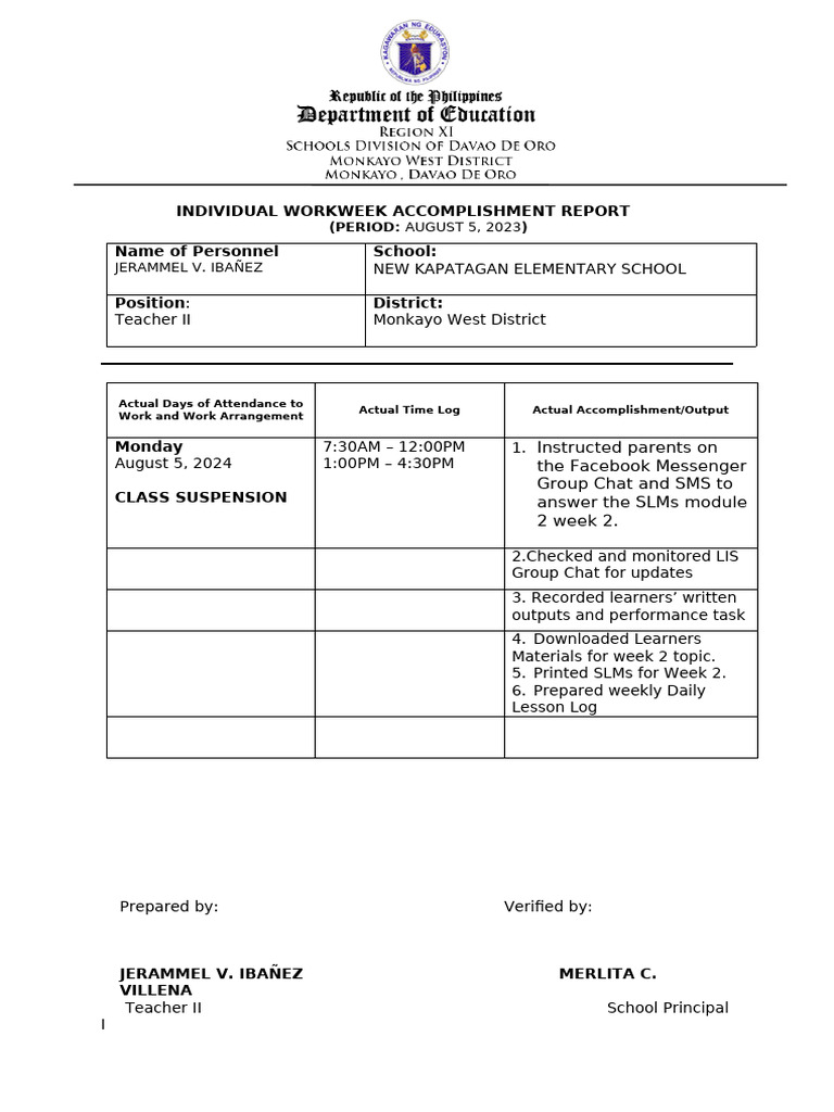 IDLAR - August 5, 2024 | PDF