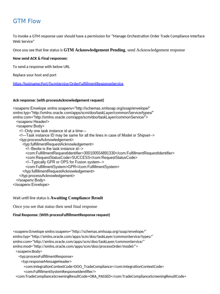 GTM Flow Testing | PDF