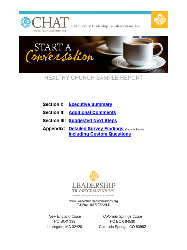 CHAT Report_Sample | PDF