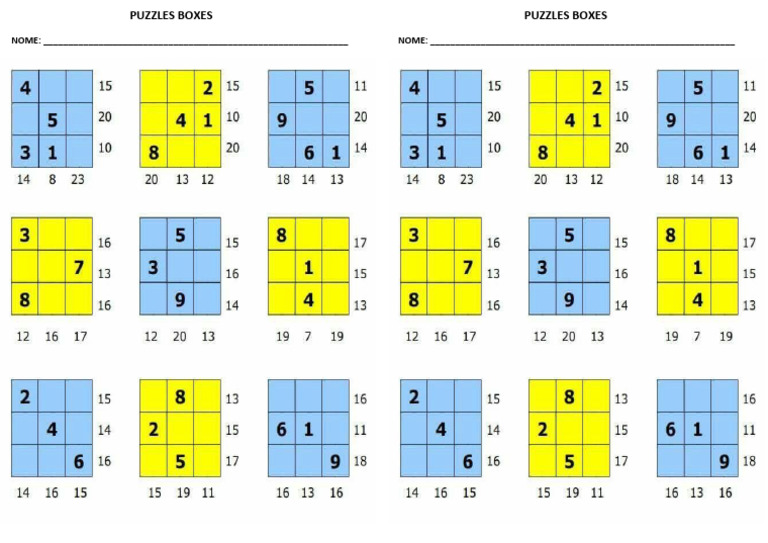Puzzles Boxes | PDF