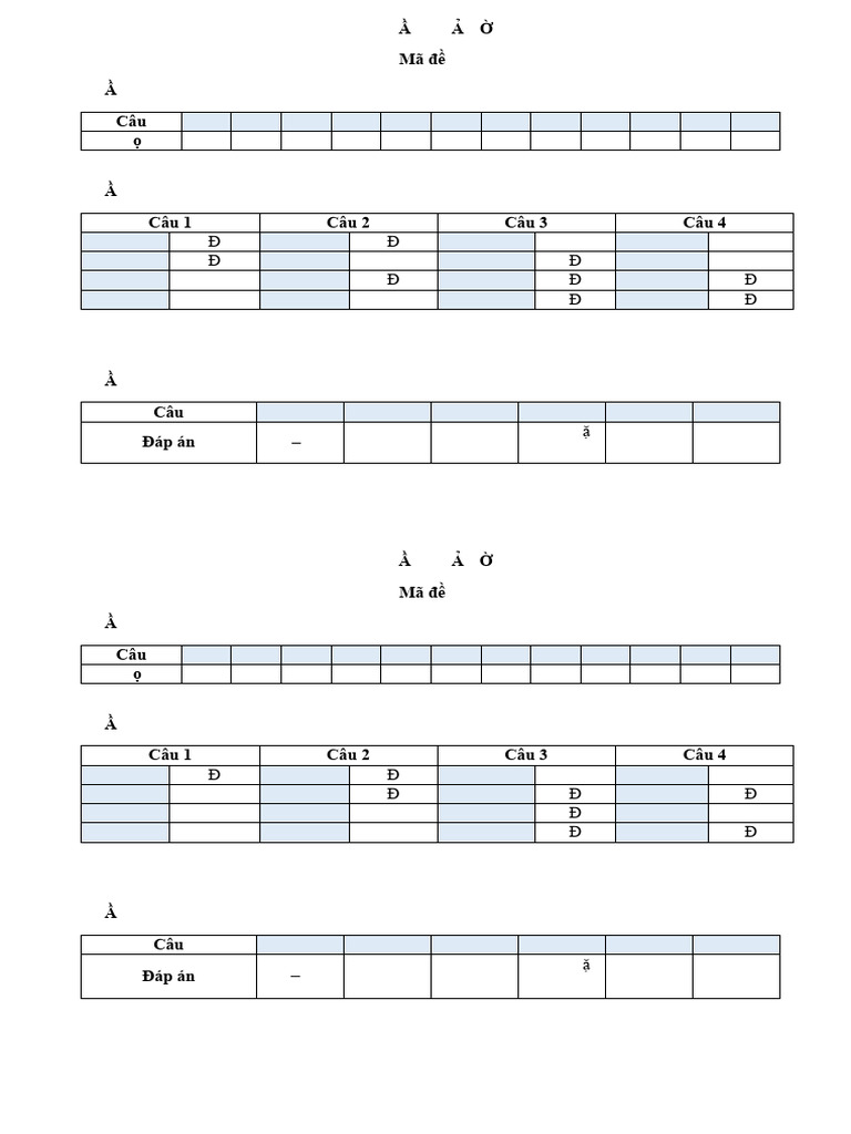 Đáp Án Toán 11 Hkii | PDF