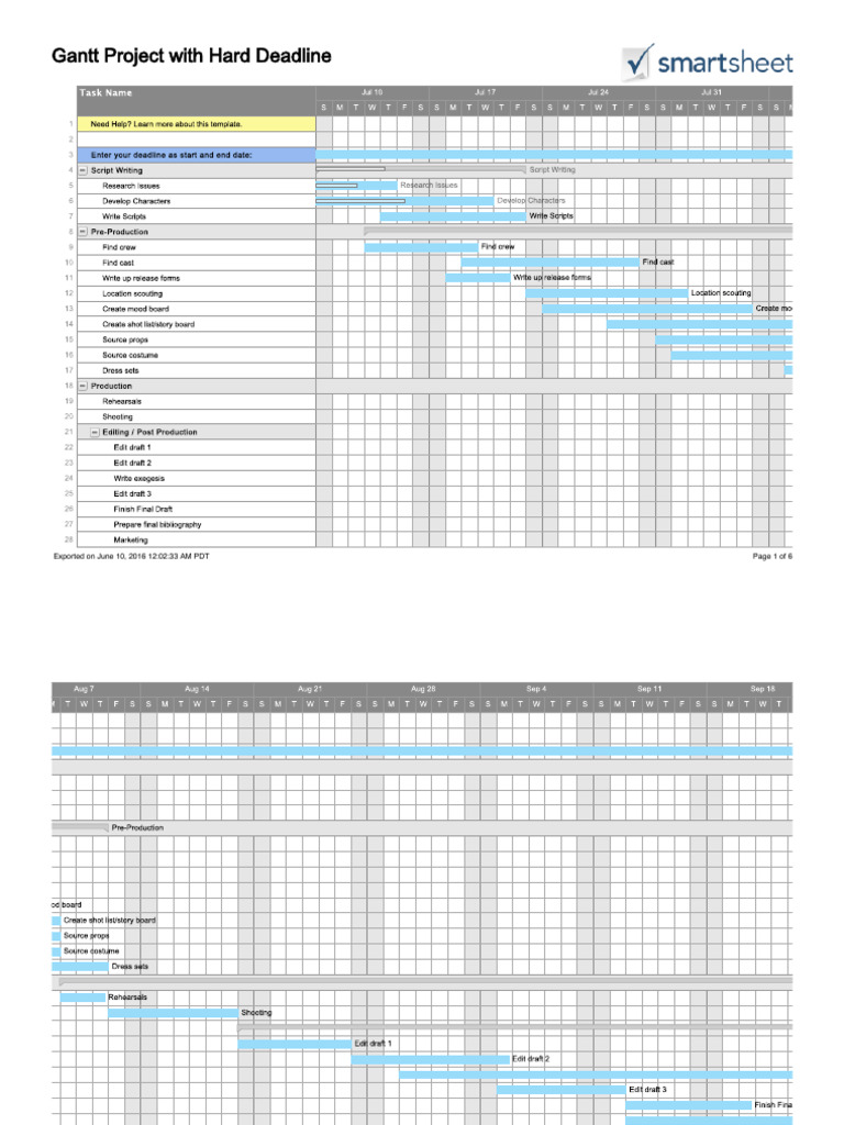 Example Schedule 2 | PDF