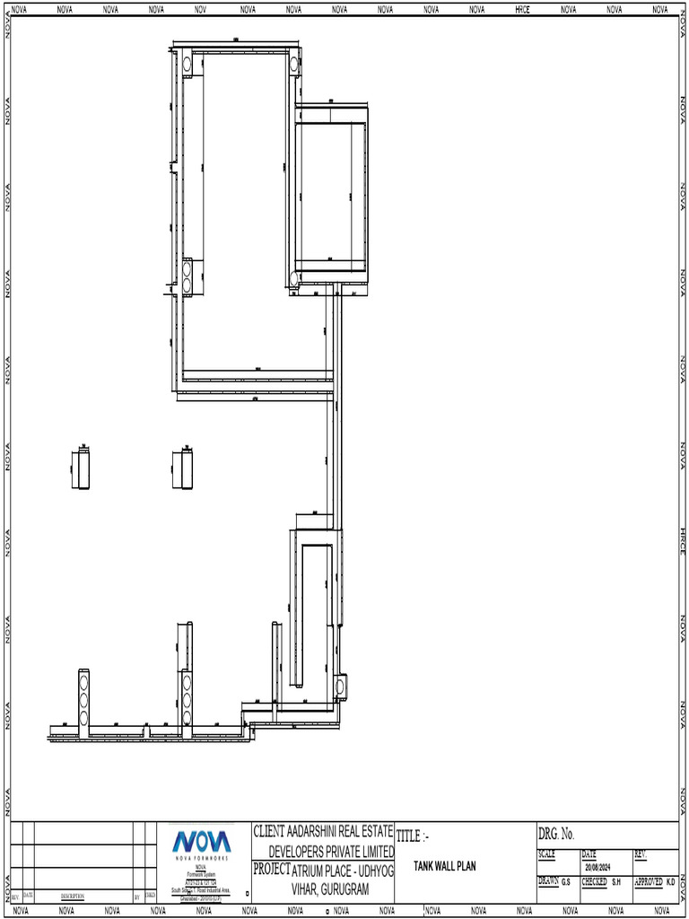 STP Tank Formwork Dwg. | PDF