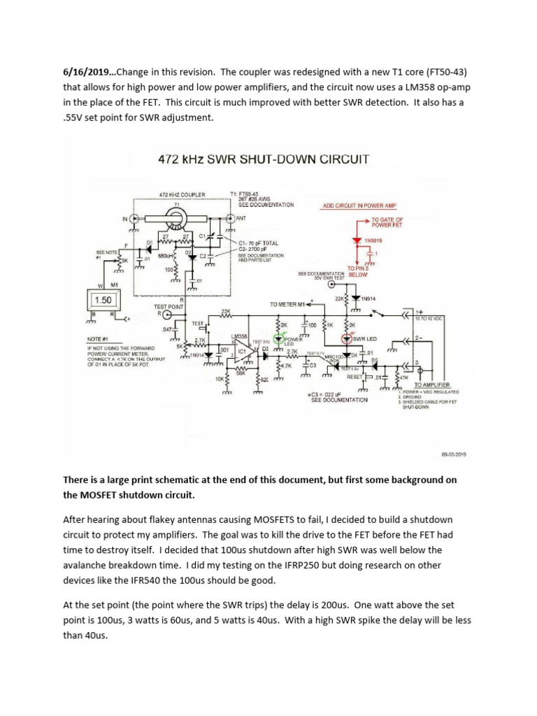 MOSFET Shutdown Circuit 6-16-19 PDF | PDF