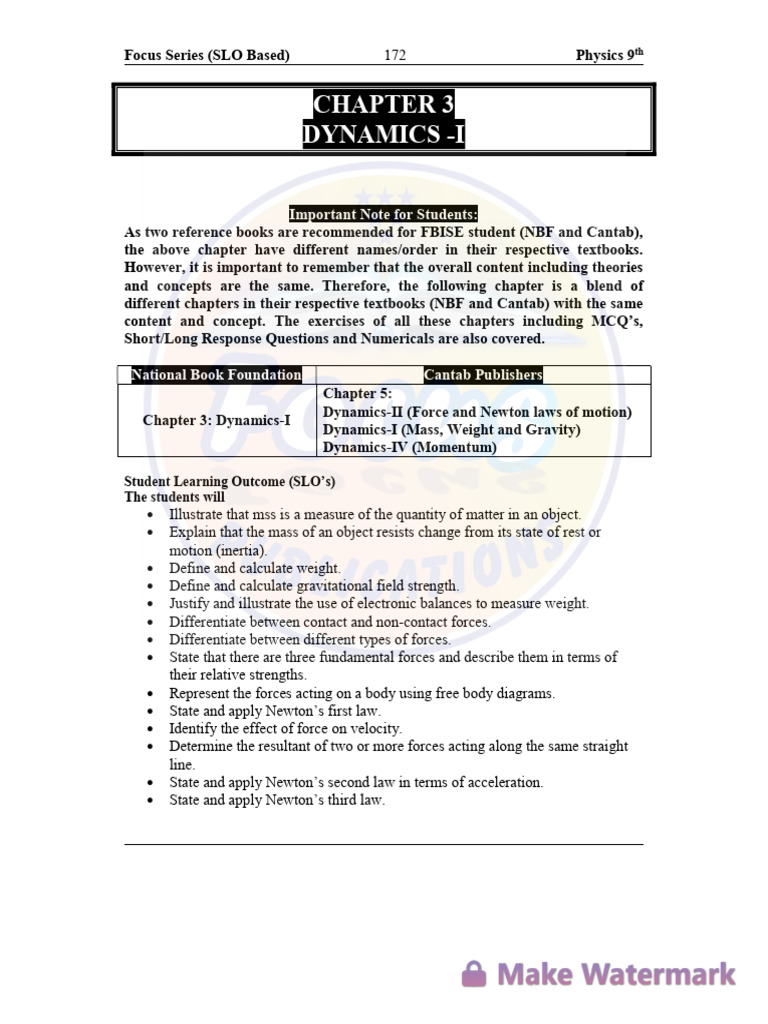 Dynamics Pdf